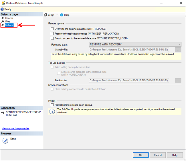Microsoft Sql Server Database Backup And Restore For Sentinel Visualizer